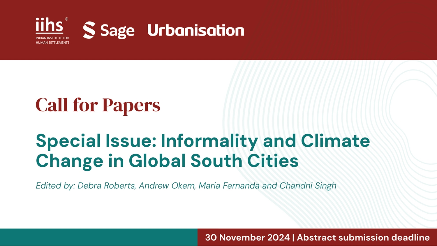 Urbanisation Journal – Urbanisation Journal